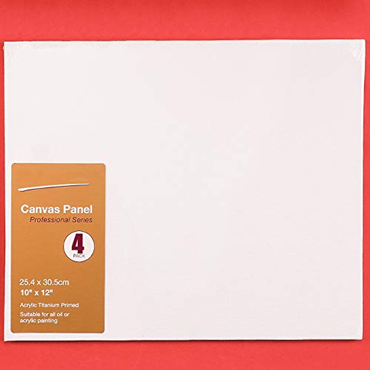 Painting Canvas Panel Boards - 10 X 12 Inch / 4 Pack - 1/8 Inch for Oil & Acrylic Paint/10 x12, 4 Pack