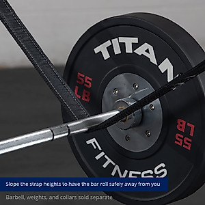 Titan Fitness T-3 Series Strap Safety System 36-in. J-Hook Style
