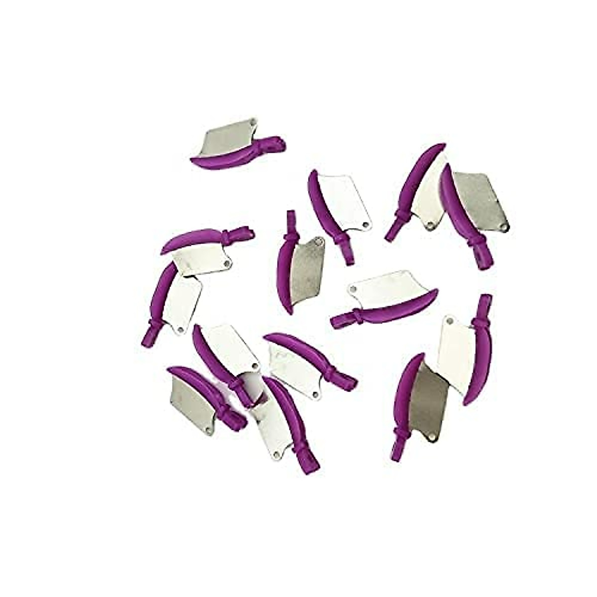 Dental Wedge Guard with Metal Plastic Knife and Protection Matrix for Teeth Interproximal Area 50pcs/box (SMALL)