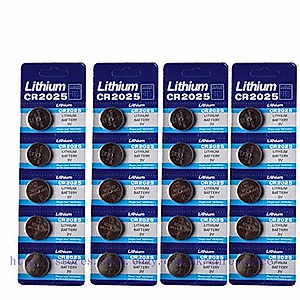 Generic Cr2025 Br2025 2025 3V Lithium Batteries 20 Pcs 4 Cards FBA