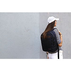 J World New York Beetle Laptop Backpack, Brown, One Size