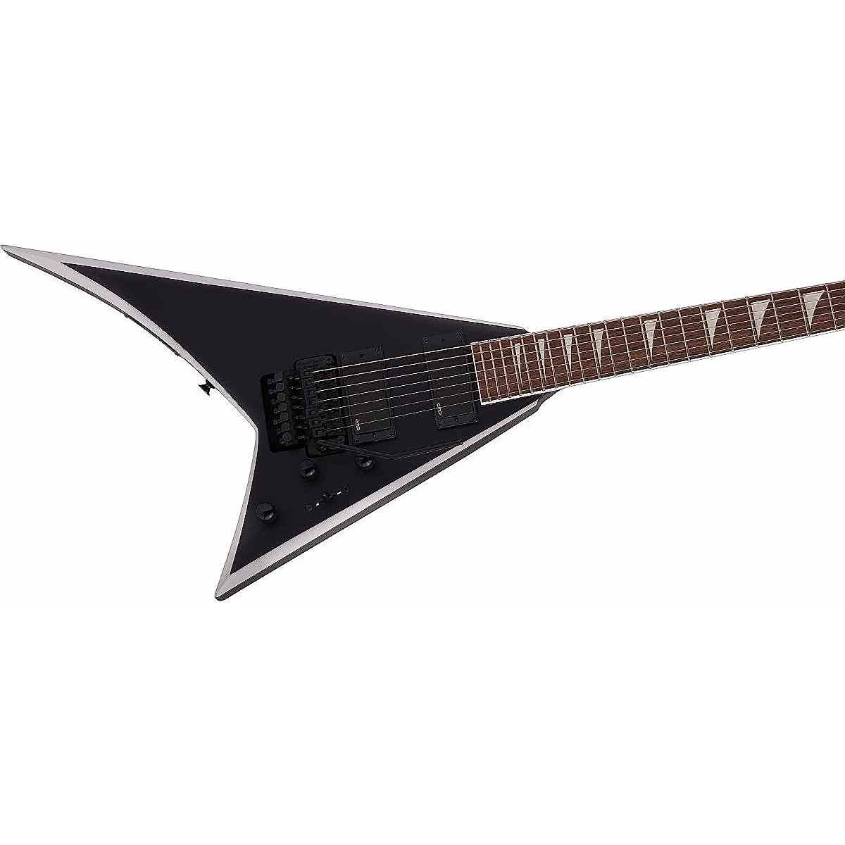 Jackson X Series Rhoads RRX24-MG7 Electric Guitar - Satin Black with Primer Gray Bevels