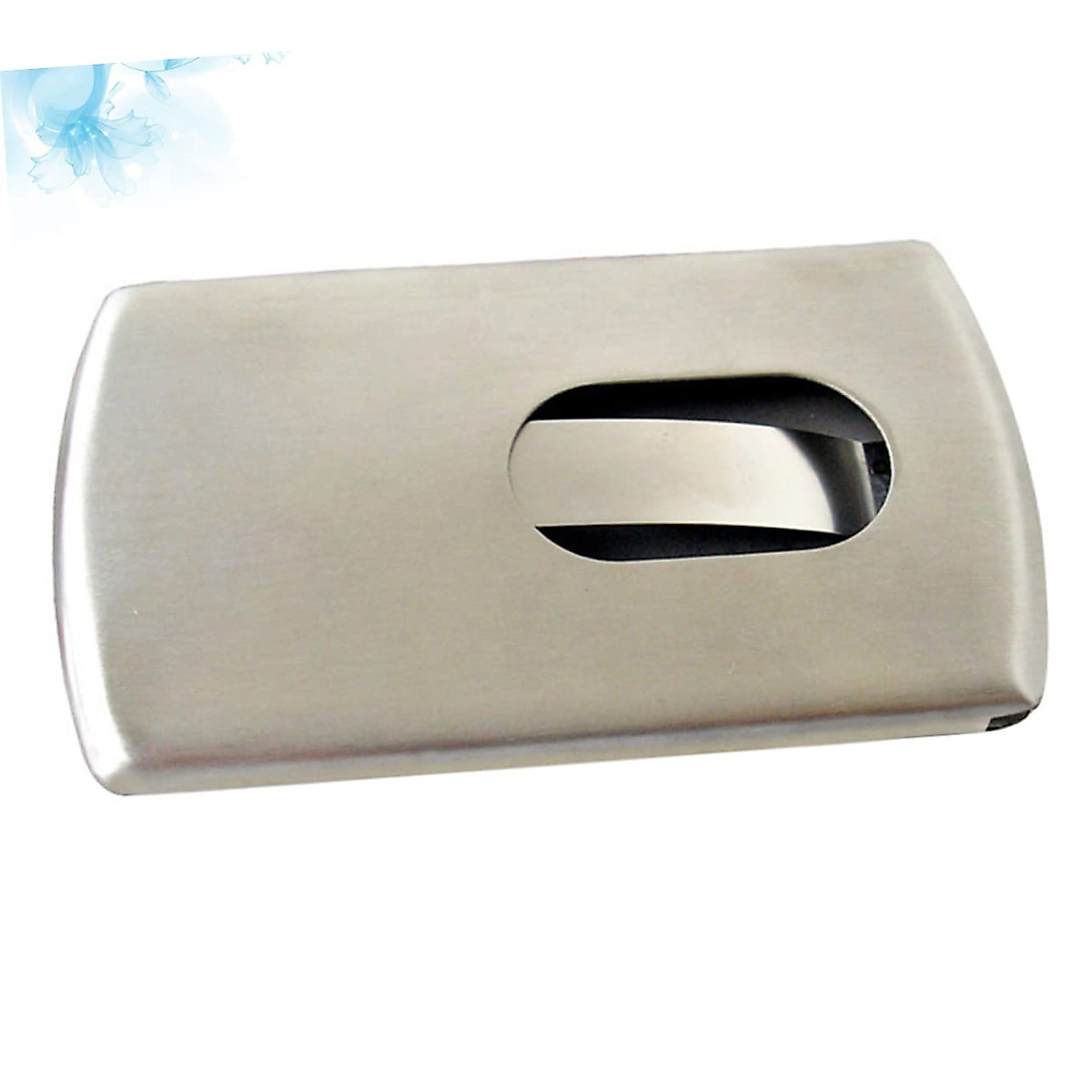 VILLCASE Stainless Steel Business Card Case Portable Metal Name Holder Credit Card Slot Sleek Design