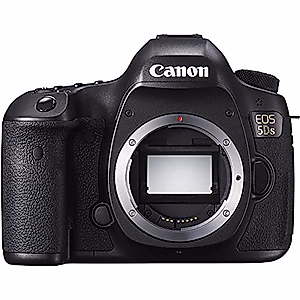 Canon EOS 5DS DSLR Camera (Body Only) (0581C002) + 4K Monitor + Pro Mic + Pro Headphones + 2 x 64GB Card + Case + Corel Photo Software + 3 x LPE6 Battery + Card Reader + LED Light + More (Renewed)