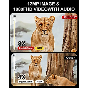 Night Vision Goggles, Mini Night Vision Binoculars with 8X Digital Zoom, Infrared Binoculars for 100% Darkness, 1080P Night Vision Goggles Military Tactical, IP54, Anti-Shake, Video & Audio Recording