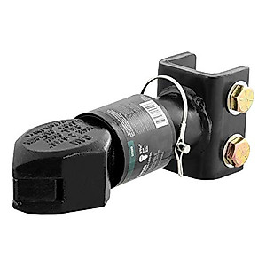 CURT 25329 Channel-Mount Adjustable Trailer Coupler, 2-5/16-Inch Hitch Ball, 12,500 lbs