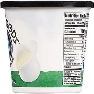 The Greek Gods Greek Yogurt, Plain, 24 oz