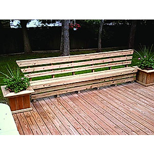 2x4basics 90168MI Custom Dekmate Bench Bracket, Sand, 2 Pack