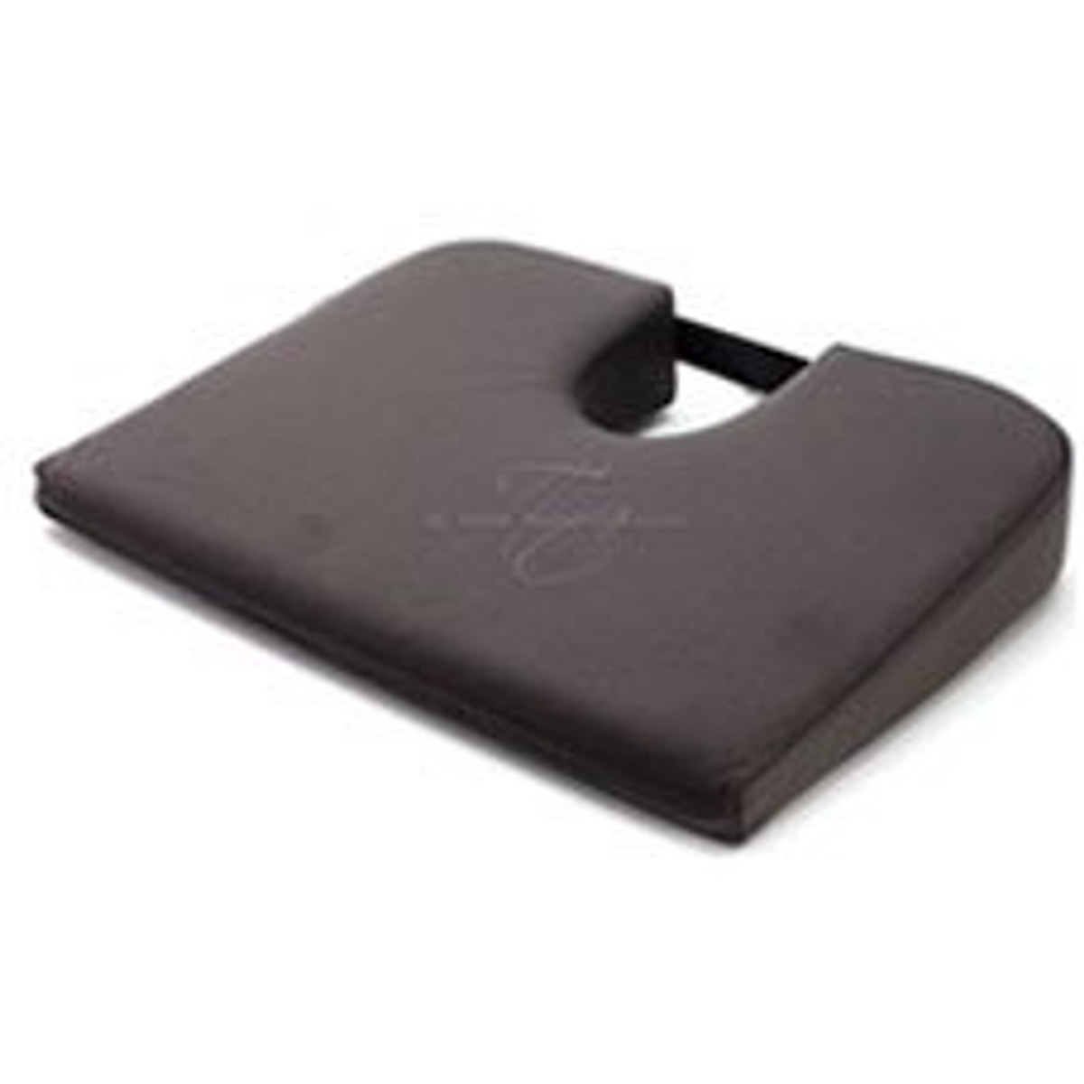 TUSH CUSH Home Office Orthopedic Large Computer Ergonomic Seat Cushion Original - Charcoal Velour Fabric