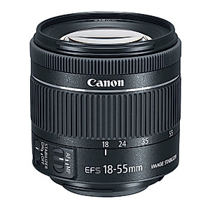 Canon EOS Rebel SL3 DSLR Camera w/EF-S 18-55mm F/4-5.6 Zoom is STM Lens + 2X 64GB Memory + Case + Filters + Tripod + More (35pc Bundle) (Renewed)