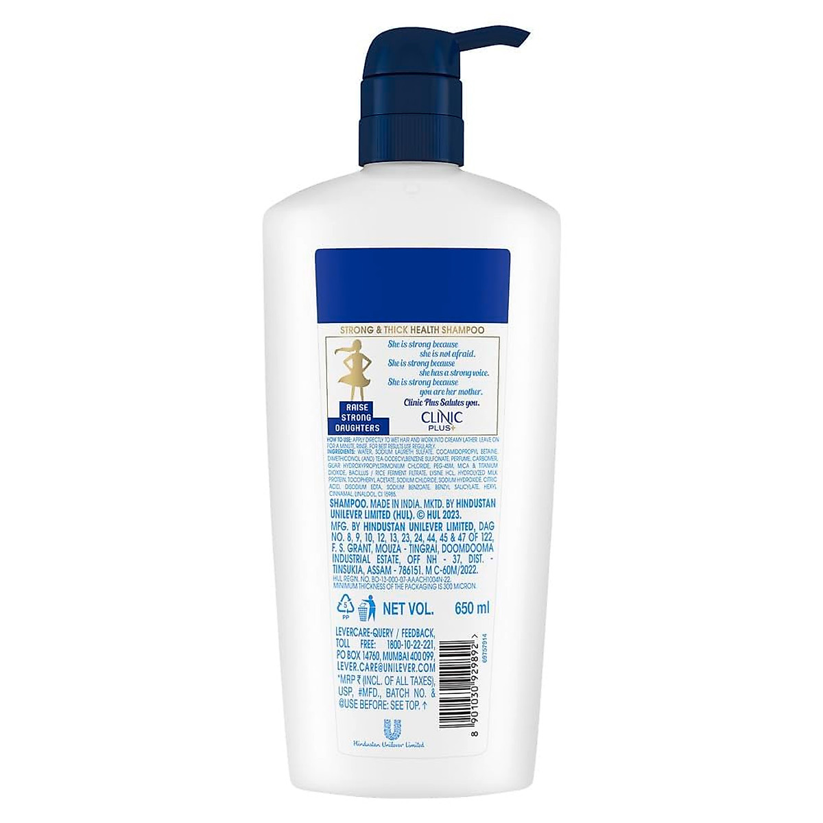 Clinic Plus Strong and Extra Thick Shampoo, 650ml