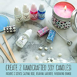 STMT D.I.Y. Custom Candles, Candle Maker Kit, DIY Candle Making Set, Make Your Own Candle Starter Kit for Kids, Ages 8+