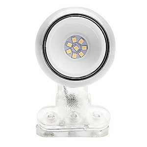 Newhouse Lighting NHCLP-JO-WH Joe LED Clip On Lamp & Reading Spotlight Perfect for The Office, Study & Bedroom, White