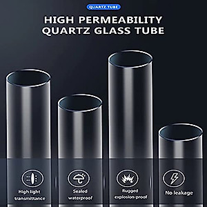 TAISHAN Aquarium Clean Light，13 W UV Sanitizer Submersible Light with Timer,Aquarium Water Clean Green Clear Waterproof Clean Lamp for Pond,Swimming Pool,Indoor