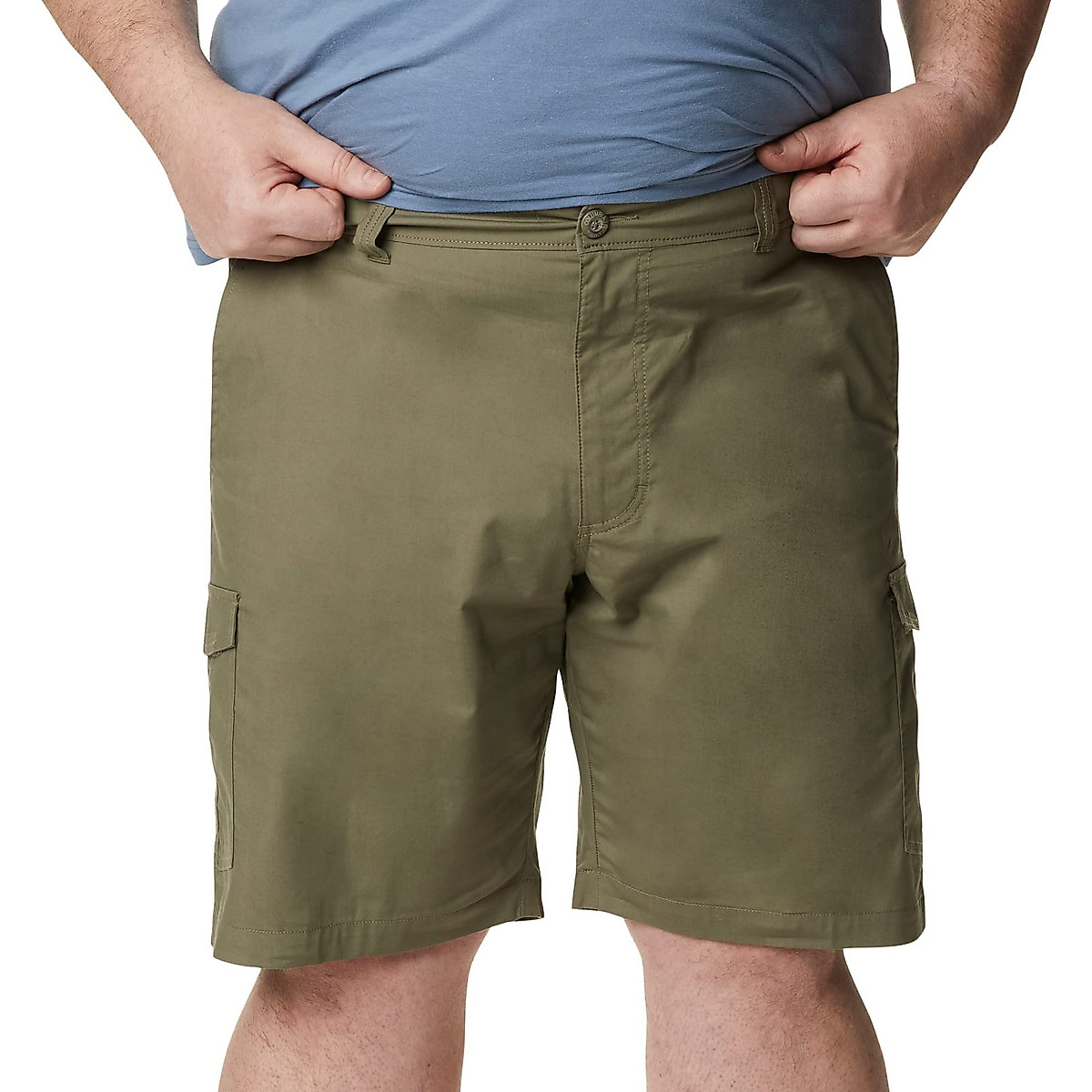 Columbia Mens Brentyn Trail Cargo Hiking Shorts, Stone Green, 50x8 US