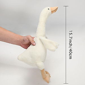 Goose Stuffed Animal 15.7 Inch, Soft Duck Plush Toys, Cute Swan Hugging Pillow for Boys, Girls and Kids Party Favors for Adults and Children to Cuddling, Sleeping and Room Decoration