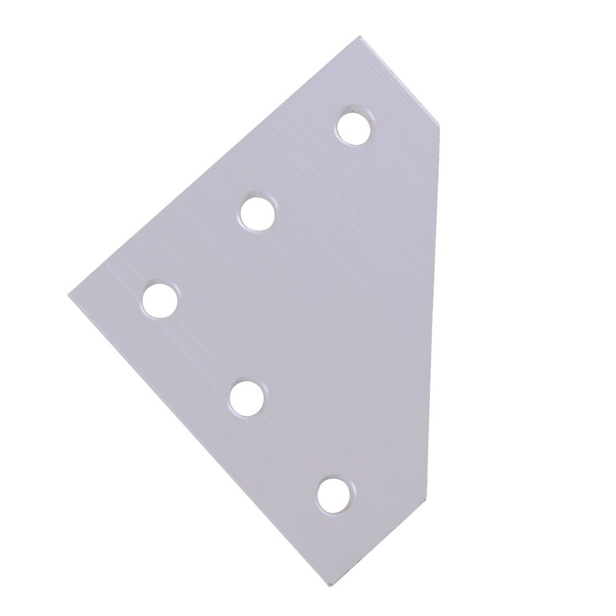 Mergorun，3D Printer 90 Degree 60 x 60 x 4MM L Type with 5 Hole Joining Plates for CNC 2020 V-Slot Aluminum Profiles Pack of 10