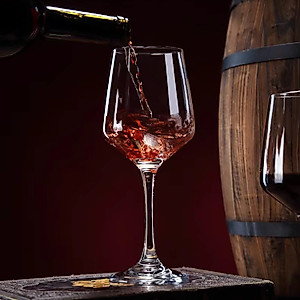 Ufrount Red Wine Glasses Set of 12,11 OZ Classic White Wine Glass with Stem,Elegant Long Stemware Red Wine or White Wine Glassware for Restaurant and Party