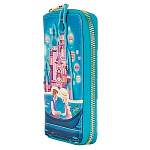 Loungefly Disney Tangled Princess Castle Zip Around Wallet