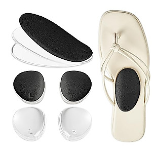 SQHT Adjustable Arch Support Inserts, Gel Arch Support Shoe Insoles for Flat Feet, Arch Pads for High Arch Foot Pain Relief- 2 Pairs