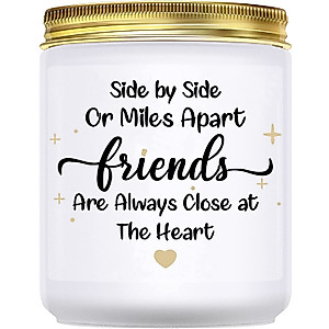 Scented Candles Gifts for Women, Best Friend Candles for Birthday Gifts, Christmas Friendship Gifts for Her Friends, Lavender Aromatherapy Candles for Home Scented, Back and Body Hurts Candle