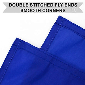 US Air Force Flag Wings Logo 3x5 ft USAF White on Blue Veteran Active (3x5FT)