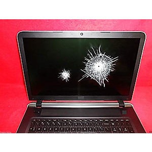 Shattered!! Realistic Set of 8 Reusable Broken Screen Prank Decals. These use a Static Cling Bond to Attach (No Glue or Adhesive Used)