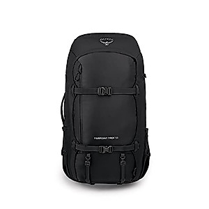 Osprey Farpoint Trek 55L Men's Travel Backpack, Black, One Size