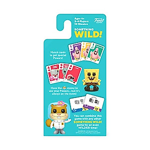 Funko Something Wild! Spongebob Squarepants Card Game for 2-4 Players Ages 6 and Up
