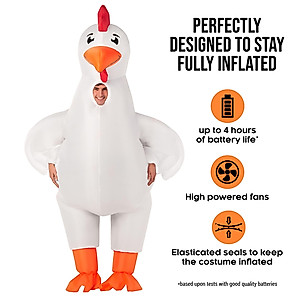 Morph Inflatable Chicken Costume - Blow Up Adult Chicken Suit