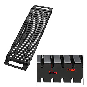 uxcell PCB Tray ESD Shelf Storage Turnover Rack, Straight-Type, 25 Slot