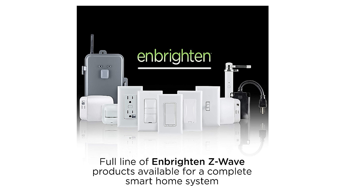 Enbrighten Z-Wave Plus 40-Amp Smart Switch | Heavy-Duty Outdoor Control