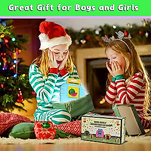 SATXTREM Toddler Learning Toys for 2-6 Kids, Pocket Speech Therapy Autism Sensory Toys for Autistic Childrens, Educational Toys Talking Flash Cards 224 Sight Words Gifts for Preschool Boys Girls Blue