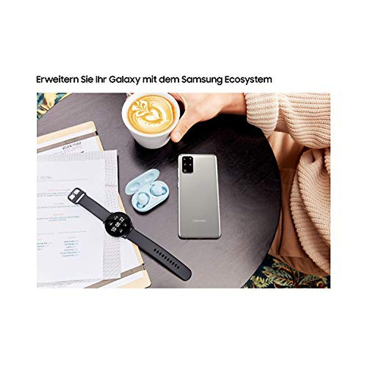 Samsung Galaxy S20+ SM-G986B/DS, Dual SIM 5G, International Version (No US Warranty), 128GB, Cosmic Black - GSM Unlocked