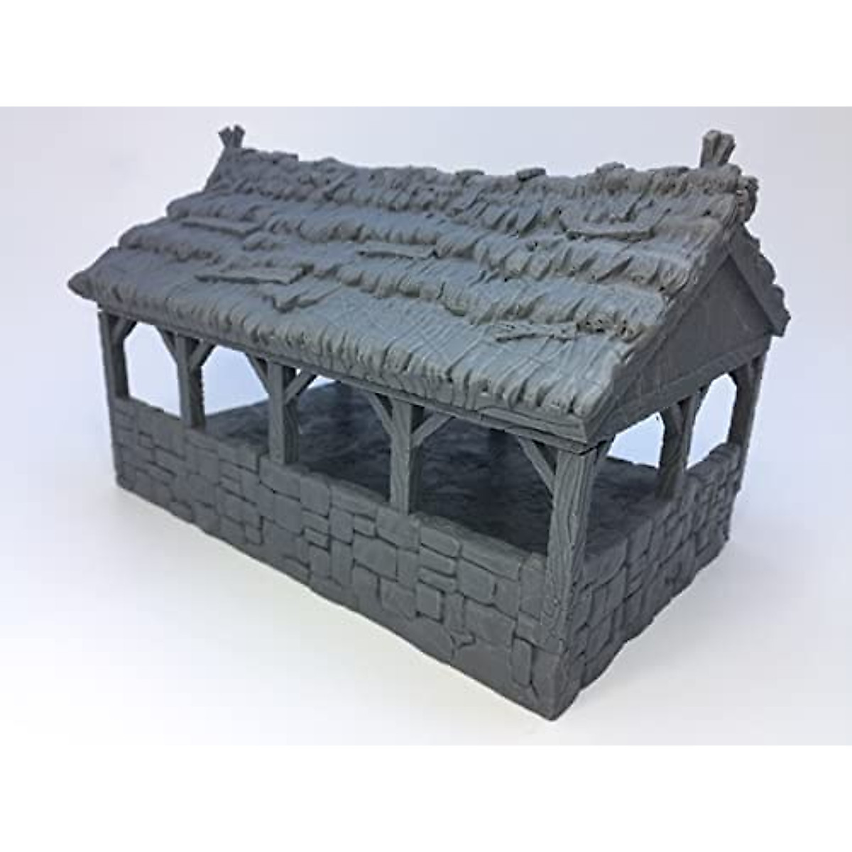 HERO Creations Lumber Mill RPG - Dungeons and Dragons - DND - Pathfinder - Diorama - Figurine Miniature (Gray/Unpainted)