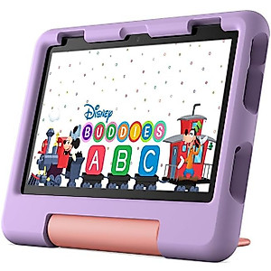Kids Tablet Bundle: Includes Amazon Fire HD 8 Kids tablet | 32 GB | Purple & Made for Amazon, Kids Bluetooth Headset Ages (3-7) | Purple