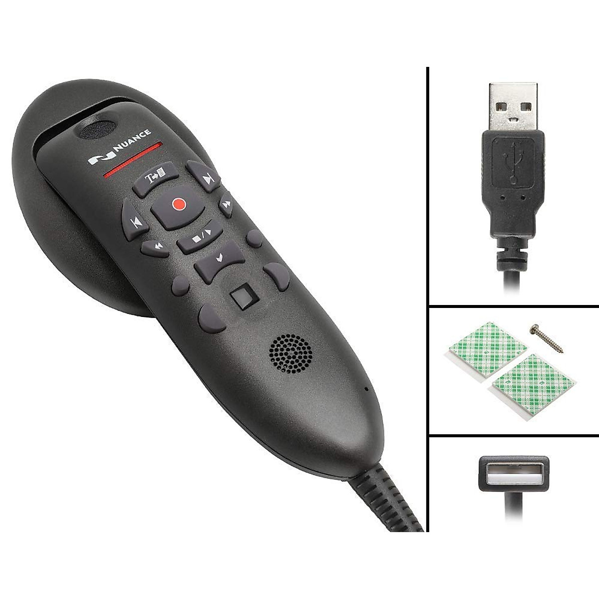 Nuance Powermic III 3 Speech Recognition Microphone Medical Edition (3 Foot Cord)