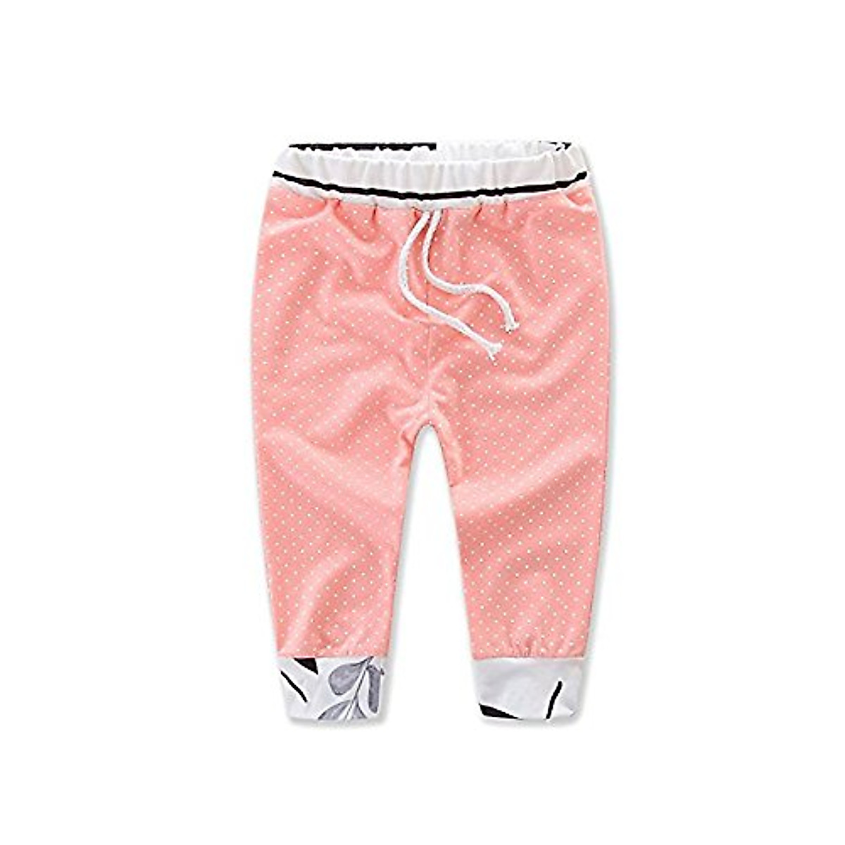 Askwind Baby Girls Floral Hoodie+ Floral Pant Set Leggings 2 Piece Outfits (12-18 Months, Pink)