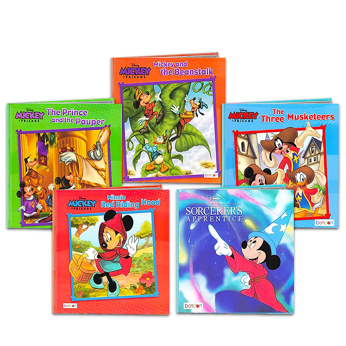 18 Bulk Books for Kids Toddlers -- Assortment Includes 18 Disney Books Bedtime Stories, Hardcover (No Duplicates)