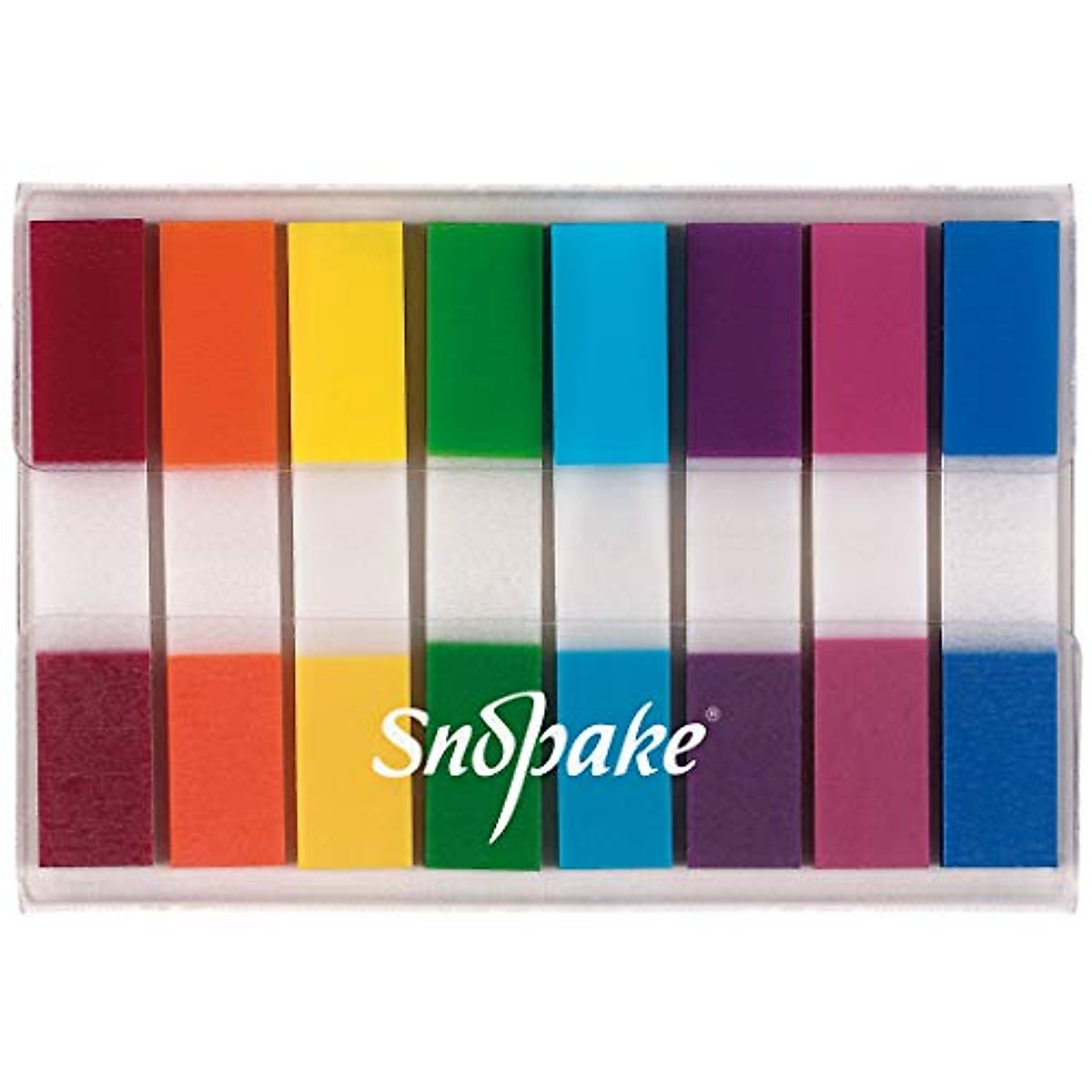 Snopake Index Tab PageMarkers with Colour Coded Tips 45 x 8 mm - 160 Tabs - Assorted [Ref: 15845]