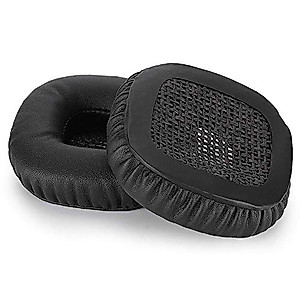 2Pcs Foam Earpads Soft Replacement Ear Pads Earphone Sleeve Cushion Memory Sponge Earpads Suitable for Marshall Major II Headphones(Black)