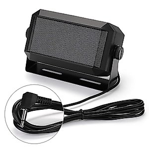 Radioddity CB-27 Pro 40-Channel Mini Mobile CB Radio with AM/FM Instant Emergency Channel 9/19, 4W Power Output, VOX, RF Gain, with 5W Mini Mobile Radio External Speaker