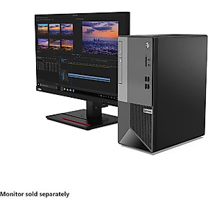 lenovo V50T G2 Business Desktop, Intel Core i9-11900 Processor, 32GB RAM, 2TB SSD+1TB HDD, No Wi-Fi, Wired Keyboard & Mouse, SD Card Reader, DVD-RW, HDMI, DP, RJ-45, VGA, Windows 11 Pro, Black