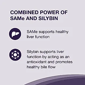 Nutramax Denamarin Liver Health Supplement for Small Dogs and Cats - with S-Adenosylmethionine (Same) and Silybin, 30 Tablets
