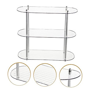 Cabilock Household Detachable for Multi-Function Storage Toiletries Desk Dresser Vanity Multi-Layer Rack Multiple Kitchen Perfume Shelf Organizer Stand Under Bathroom Sink Organization