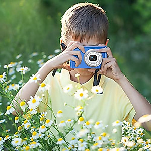 Digital Camera for Kids Boys and Girls - 36MP Children's Camera with 32GB SD Card，Full HD 1080P Rechargeable Electronic Mini Camera for Students, Teens, Kids(Light Blue)