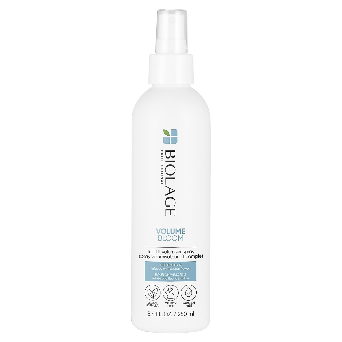 Biolage Volume Bloom Full-Lift Volumizer Spray | Leave-In Plumps Hair With Long-Lasting Paraben-Free For Fine Vegan Cruelty Free Professional 8.4 Fl. Oz