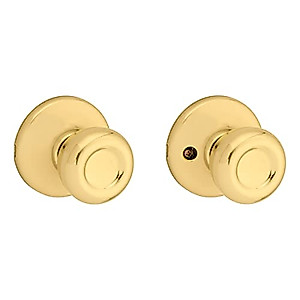 Kwikset 92001-513 Tylo Hall & Closet Knob in Polished Brass