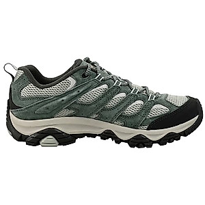 Merrell Moab 3 Shoes for Women - Breathable Leather, Mesh Upper, and Classic Lace-Up Closure Shoes Laurel 8 M
