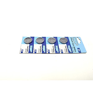 HQRP 4-Pack CR2032 Battery Compatible with Boss TU-10 Clip-On Chromatic Tuner ; DB-12 / DB-30